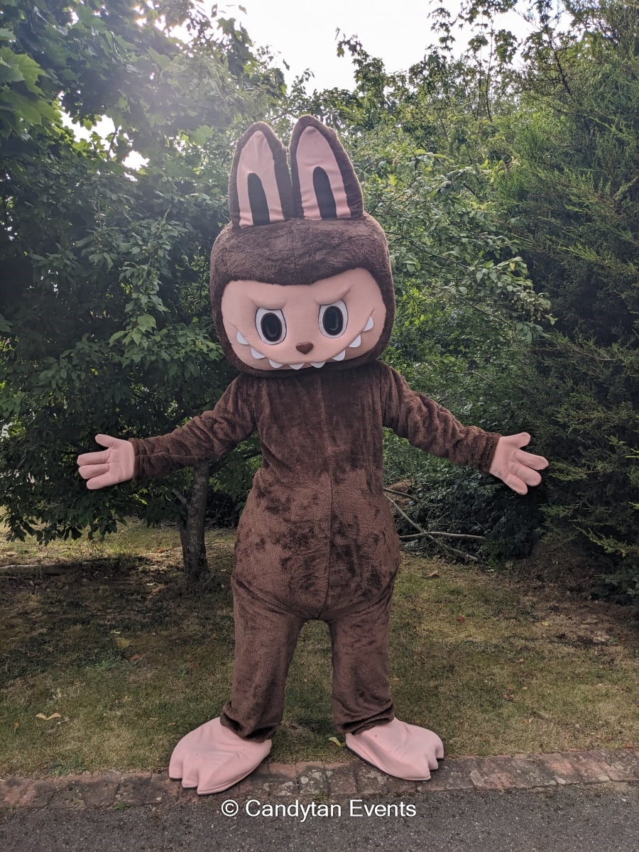 Labubu Brown Mascot - Bouncy Castle Hire in Ashford, Aldington ...