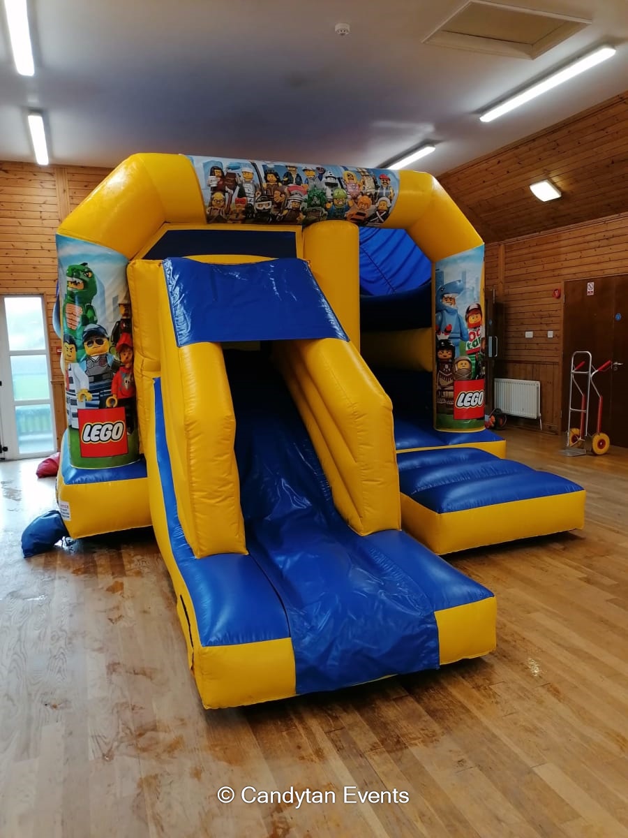 Lego themed bounce and slide - Bouncy Castle Hire in Ashford, Aldington ...