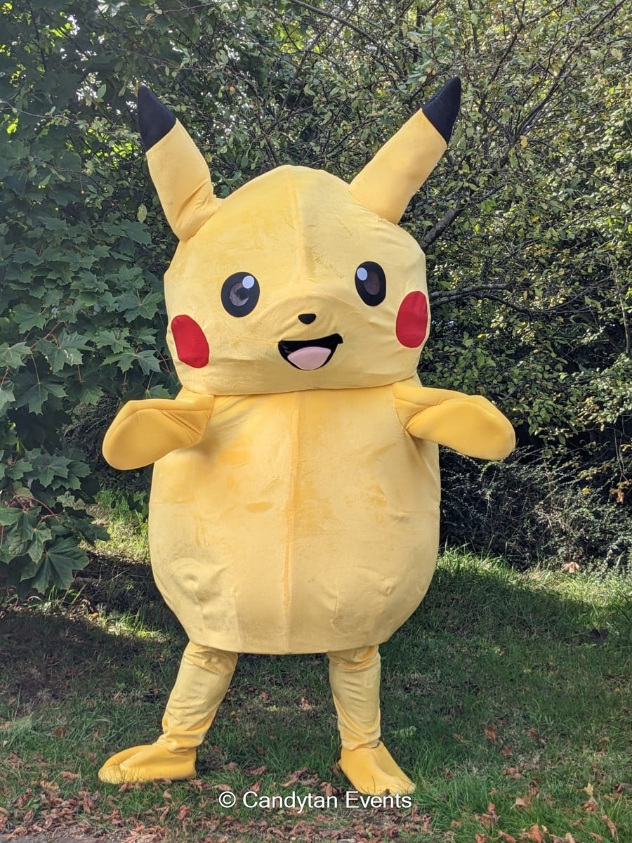Pikachu Mascot - Bouncy Castle Hire in Ashford, Aldington, Appledore ...