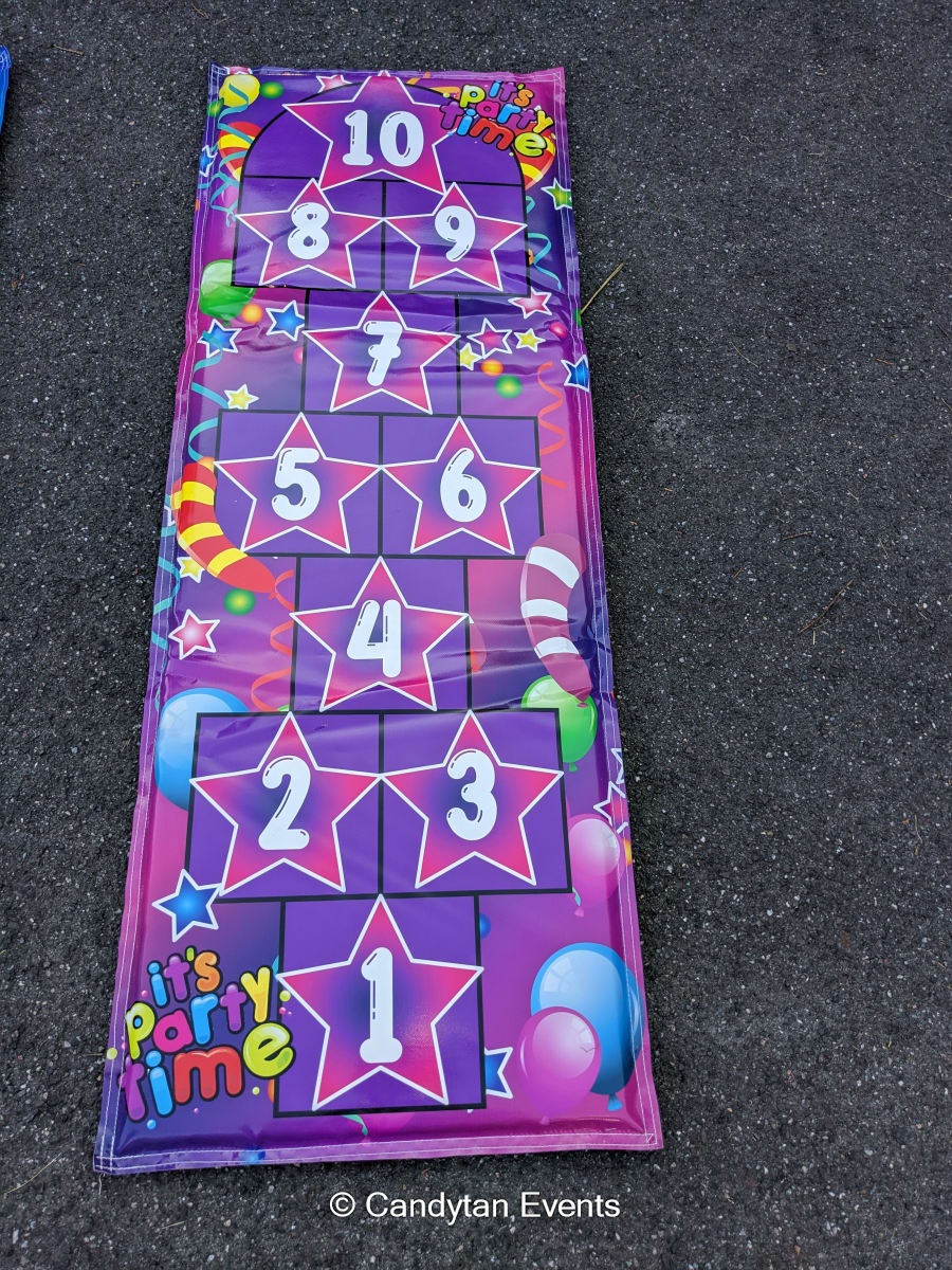 Pink hopscotch Game - Bouncy Castle Hire in Ashford, Aldington ...